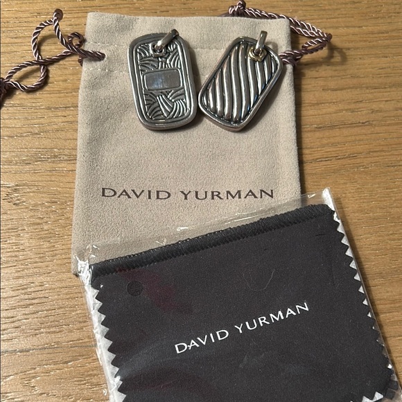 David Yurman | Jewelry | Pair Of David Yurman Dog Tags Men Or Women ...